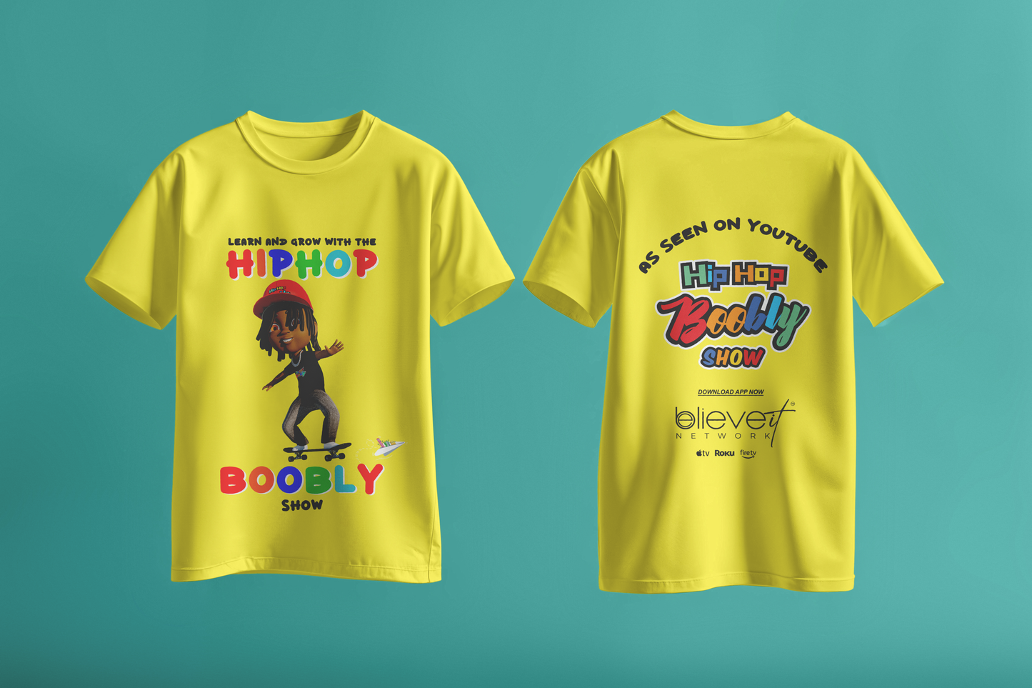 HipHop Boobly Sunshine T-Shirt for Kids – HipHop Boobly Store